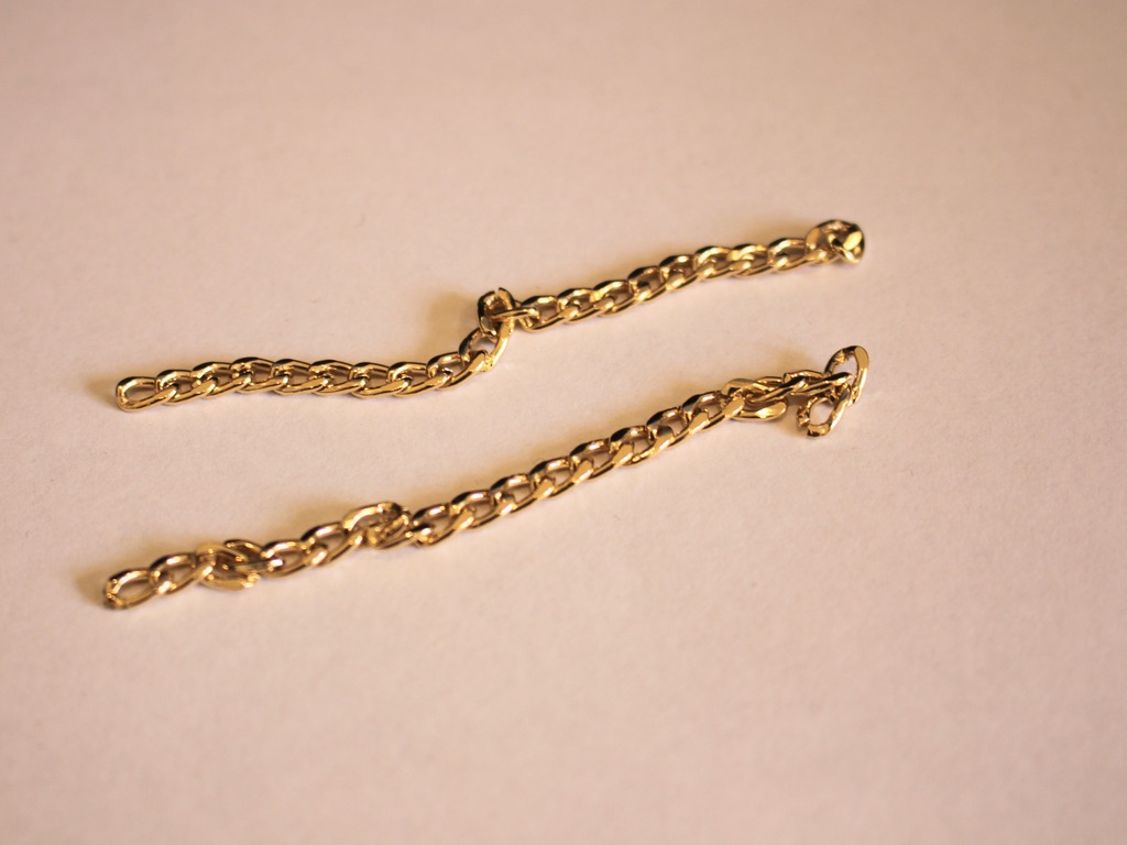 how to make chain loop earrings with chunky chains