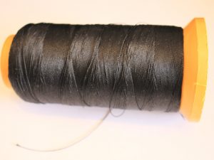 How to make a beaded necklace using nylon thread